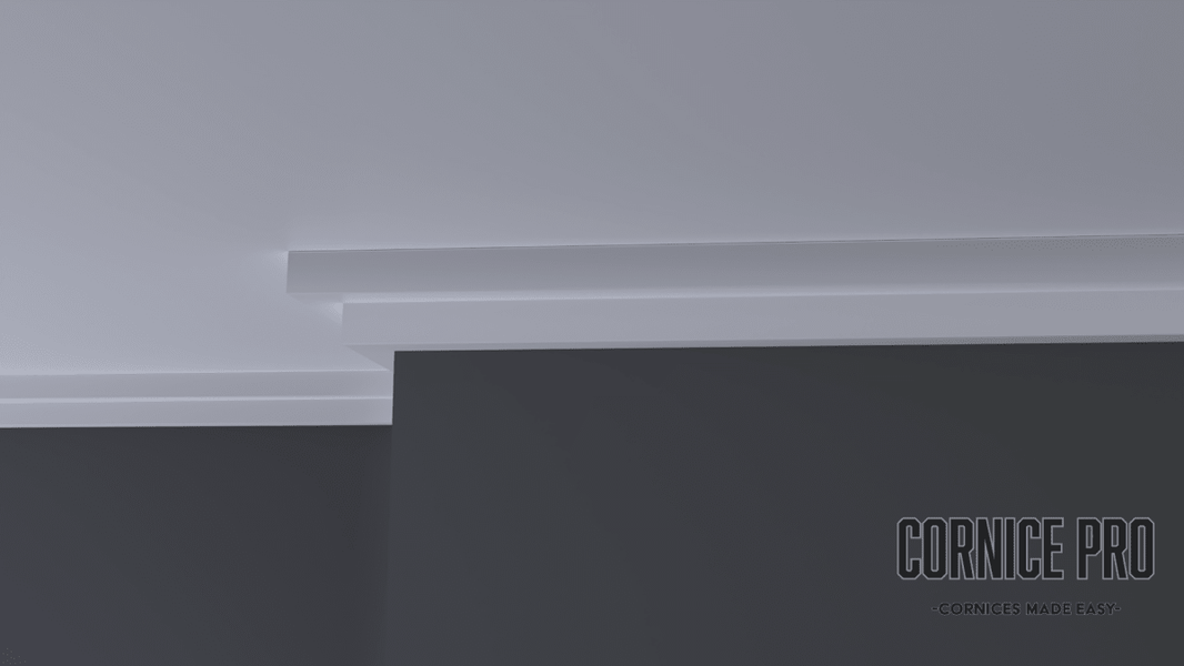 2 Step Cornice- Lightweight Modern Cornice